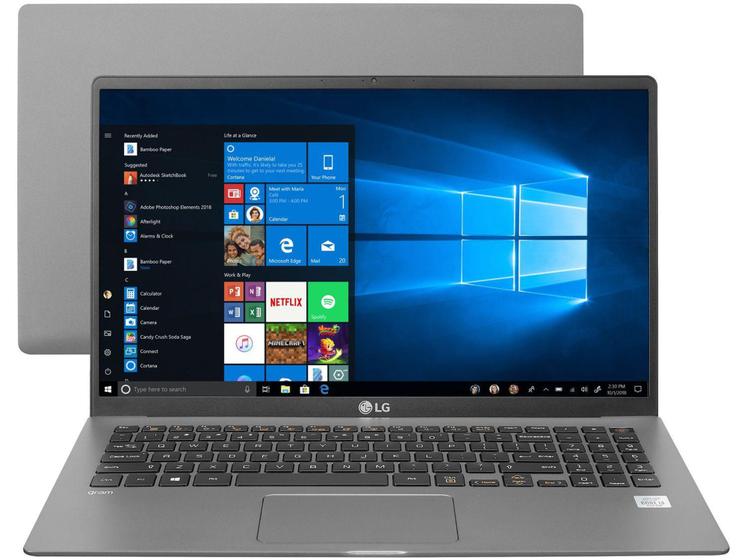 Notebook LG Gram Intel Core i5 8GB RAM 256GB SSD - 15,6” Full HD Windows 10 15Z90N-V.BJ51P2 ...