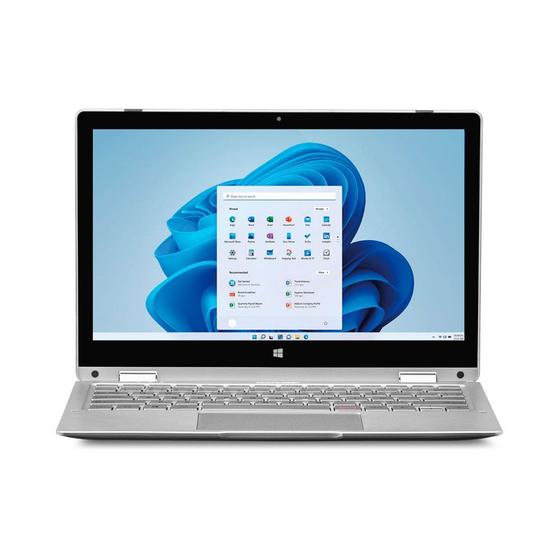 Notebook M11W Prime 2 em 1, com Windows 11, Processador Intel Celeron, 128GB, 4GB RAM, Tela 11,6 ...