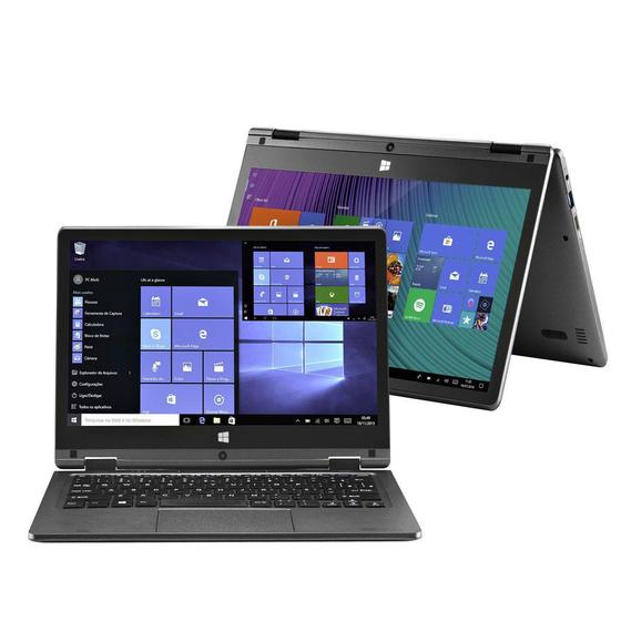 Notebook Multilaser 2 em 1 M11W Plus Intel Celeron 2GB 64GB 11.6 Pol ...