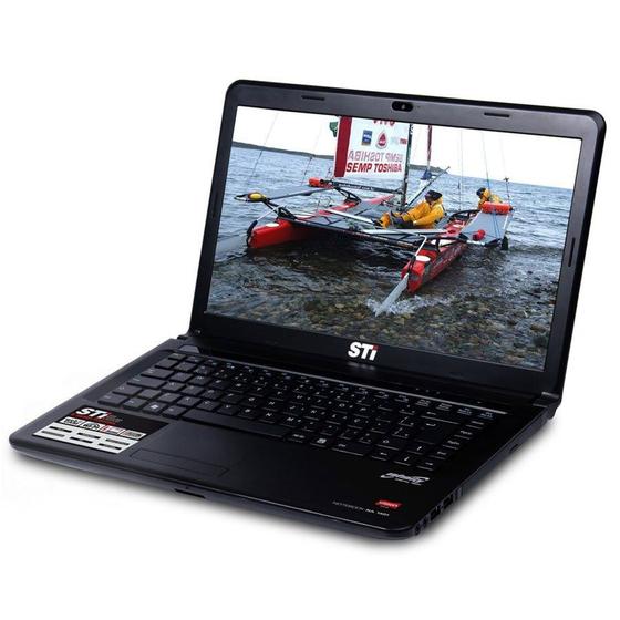 Notebook STI Dual Core 4GB HD 500GB 14 Polegadas Windows 8 NA1401 ...