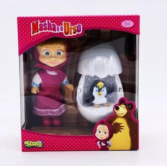 Nova Boneca Masha E O Urso Masha E Pinguim Sunny - Outlet - Bonecas ...