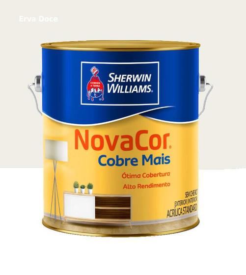 Novacor Cobre Mais Acrílico Fosco Cores Diversas - Sherwin Williams ...