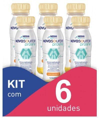 Novasource Proline Baunilha 200ml - Kit com 6 unidades - Nestlé Health ...