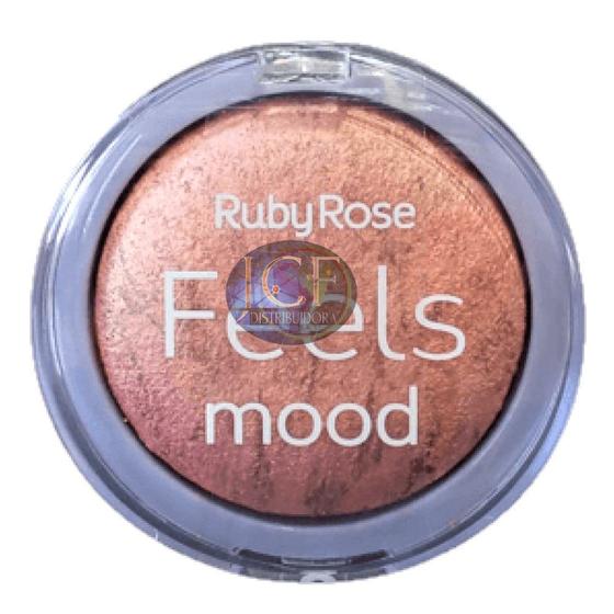 Novo Blush Ruby Rose Feels Mood Marble Blush HB6117 - Blush - Magazine Luiza