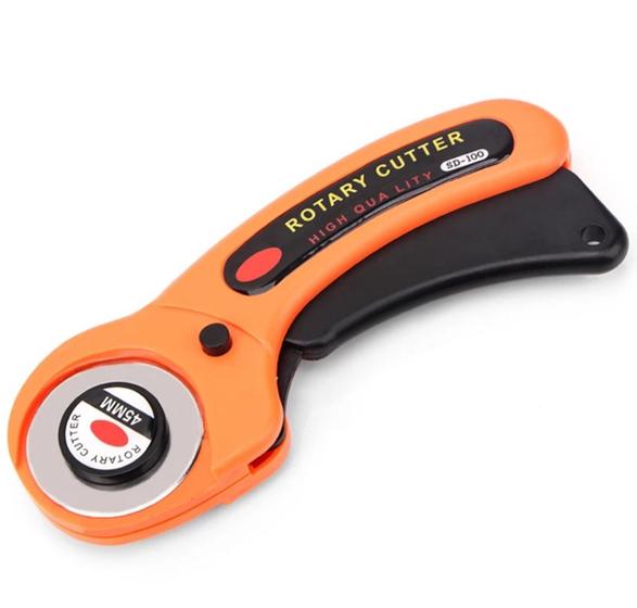 Novo Cortador Rotativo Com 5 Lâminas 45mm Couro Tecido Papel - Rotary ...