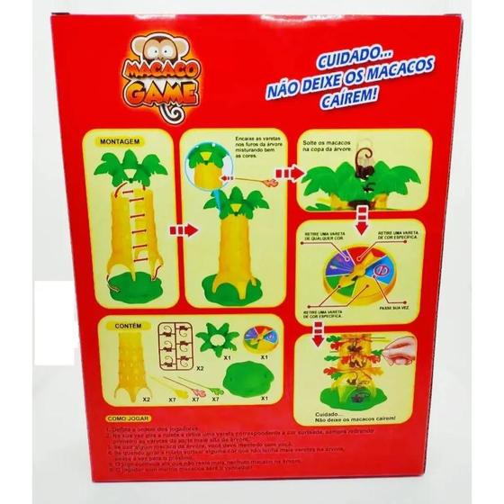 Novo Jogo Do Macaquinho Macaco Game - Braskit 1001 - Brincadeiras de ...