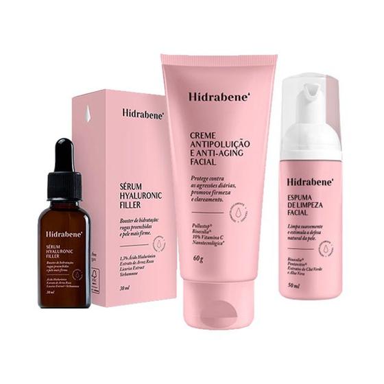 NOVO KIT Hidrabene Skin Care Cuidado Facial: Sérum Hyalurônico ... NOVO KIT Hidrabene Skin Care Cuidado Facial: Sérum Hyalurônico ...