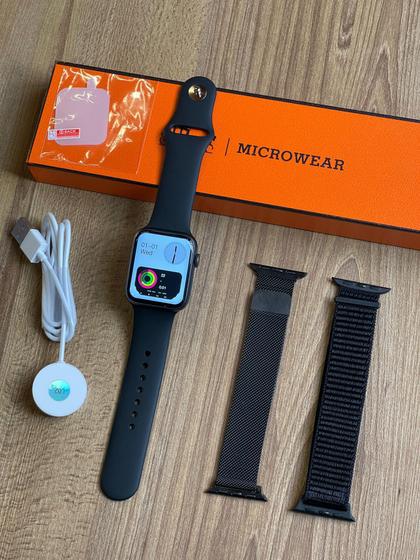 Novo Smartwatch W59 Mini Pro Original 41mm Gps Nfc Lançamento + 2 ...