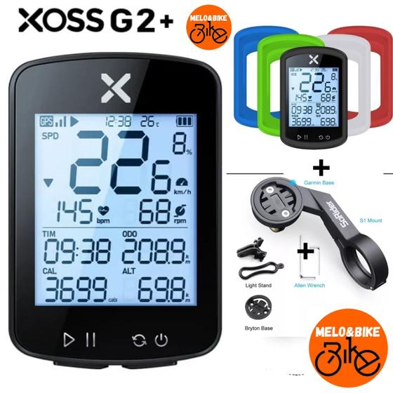 NOVO XOSS G2+ completo. Com todos os acessórios C/ Nfe - XOSS G2 ...