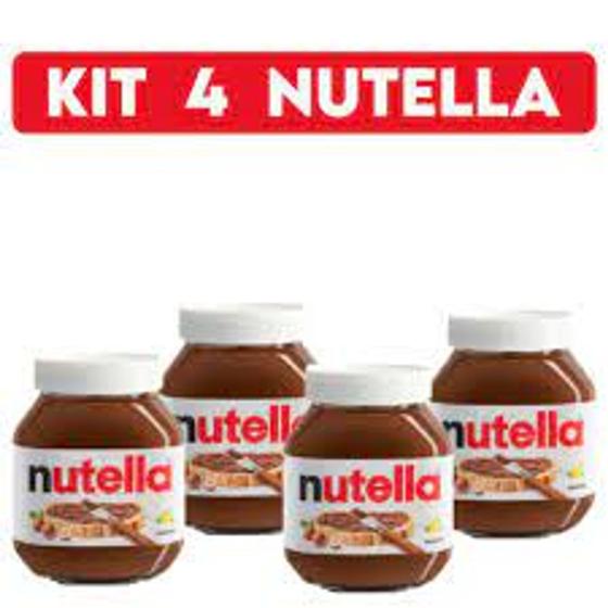 Nutella kit com 4 potes de 650g cada - Ferrero - Creme de Avelã ...