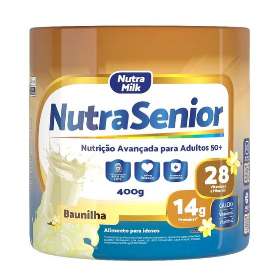 Nutra Senior Adulto 50+ Complemento Alimentar 400g - 28 Vitaminas e ...