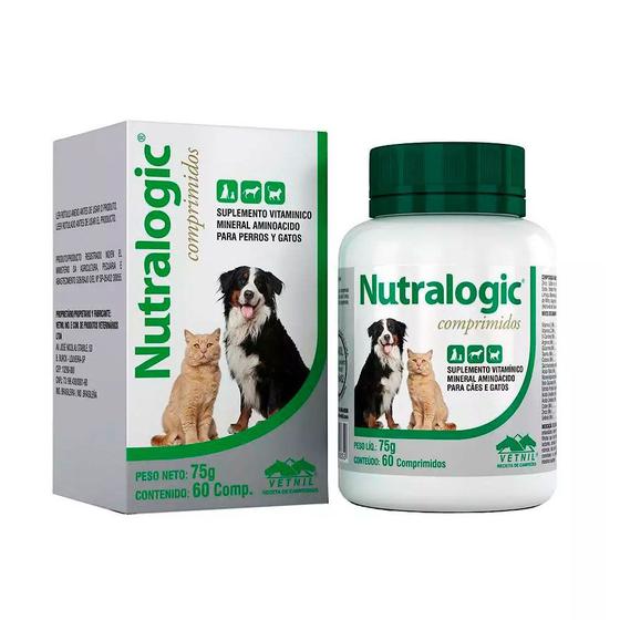 Nutralogic Vetnil C/60 Comprimidos - Vitaminas e Suplementos para Pet ...