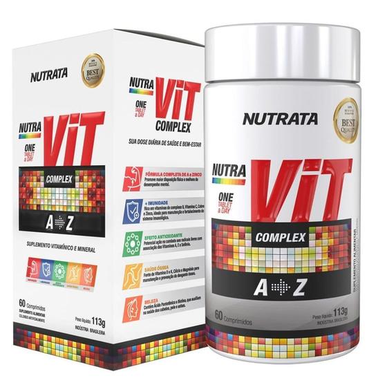 Nutravit Complex - 60 Comprimidos - Nutrata - Multivitamínico ...