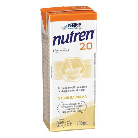 Nutren 2.0 Baunilha - 200 ml - Nestlé Health Science - Complemento ...