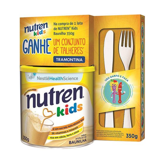 Nutren Kids Baunilha Suplemento Alimentar Lata com 350g e Ganhe ...
