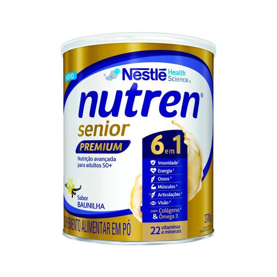 Nutren Senior Premium 370gr Baunilha - Complemento Alimentar Adulto ...