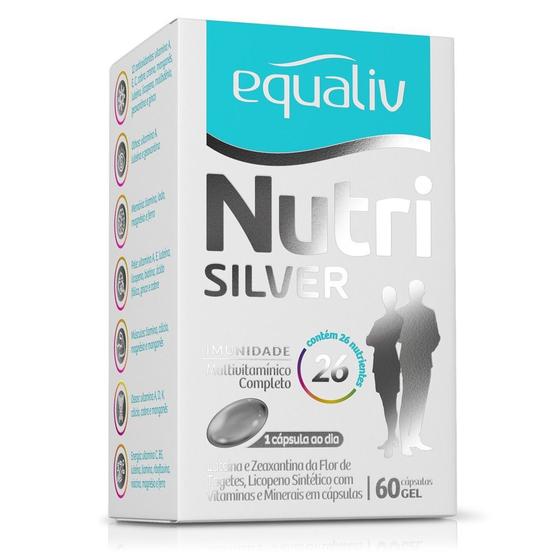NUTRI SILVER Multivitamínico Completo 60 cápsulas Gel Equaliv ...
