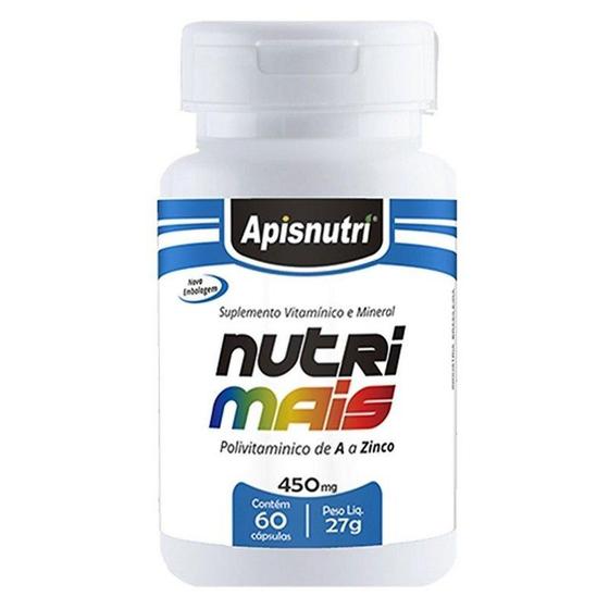 Nutrimais 60cps 450mg (Polivitamínico de A a Zinco) - Apisnutri ...