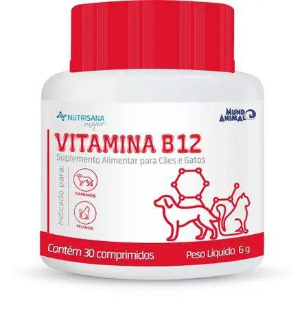 Nutrisana Vitamina B12 C/30 comprimidos- Mundo Animal - MUNDO ANIMAL ...