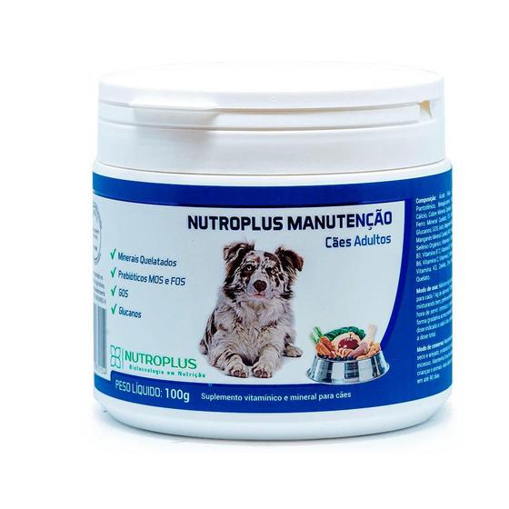 Nutroplus Manutencao 100gr - Vitaminas e Suplementos para Pet ...