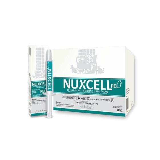 Nuxcell Fel Simbiótico Imunomodulador Para gato 2g - Vitaminas e ...