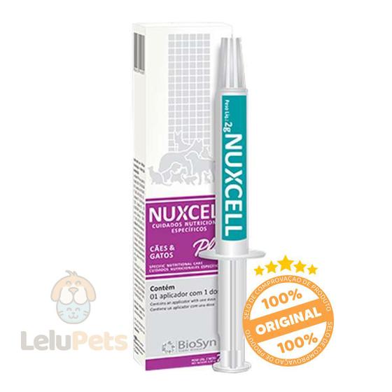 Nuxcell Plus Suplemento Vitamínico Para Cães e Gatos BioSyn - Vitaminas ...