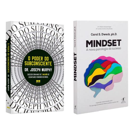 O poder do subconsciente - Joseph Murphy + Mindset - A nova psicologia do sucesso - Carol S ...