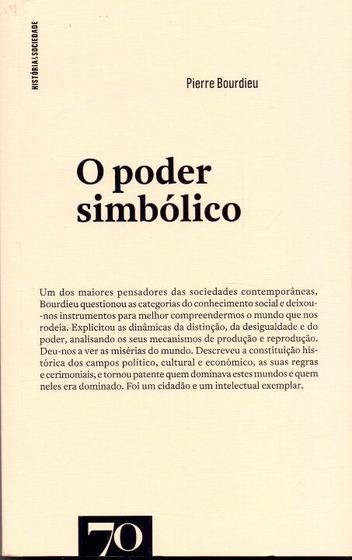 O Poder Simbólico - EDICOES 70 - Livros de Ciências Humanas e Sociais ...