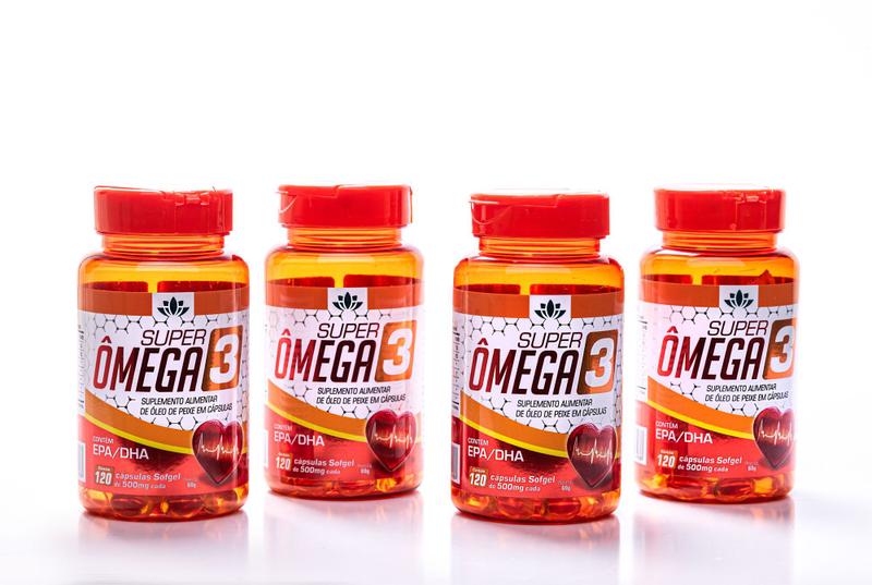 O SuperOmega 3 da tv evangelizar O Super Omega 3 Nova naturalissima kit com 4 frascos - Nova ...