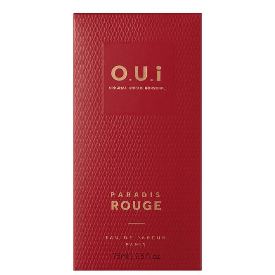 O.U.i Paradis Rouge Eau de Parfum Feminino 75ml - OUI - Perfume ...