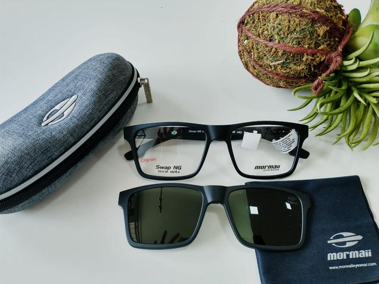 Oculos de grau com lente de sol Mormaii swap NG M6097 - Bolsas e ...