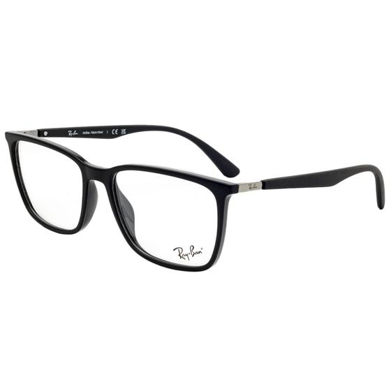 Óculos de Grau Retangular Ray-Ban RB7219L Preto 5196 - Óculos ...