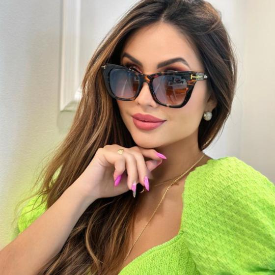 Óculos de Sol Feminino Modelo Ivana Lê Belle - Óculos de Sol - Magazine ...