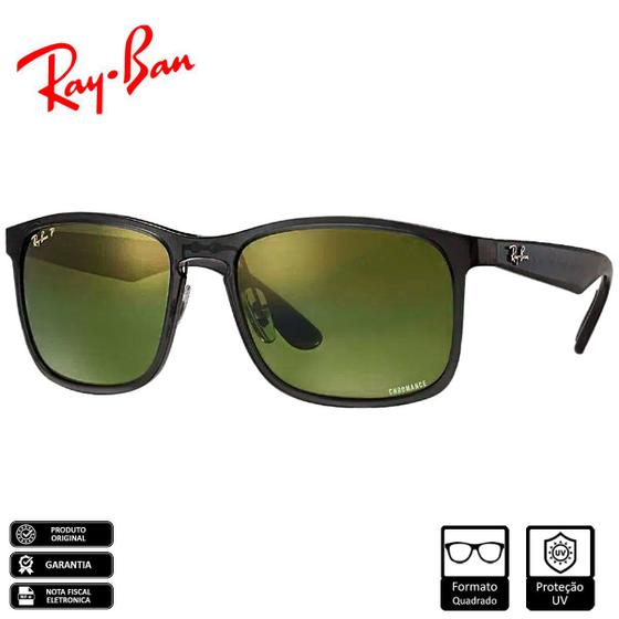 Óculos de Sol Ray-Ban RB426 Chromance Polido Cinza Green Chromance ...
