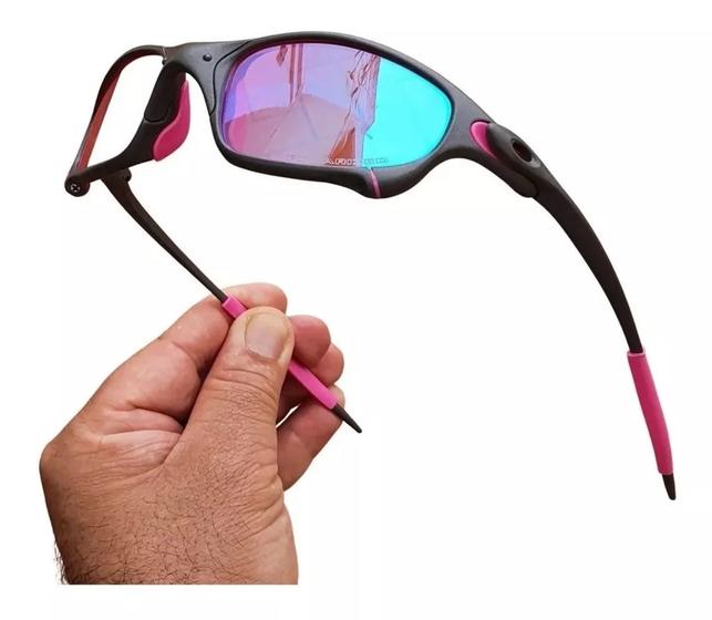 Oculos de Sol X-Metal Juliet Prizm Clean Transparente Rosa Espelhado ...