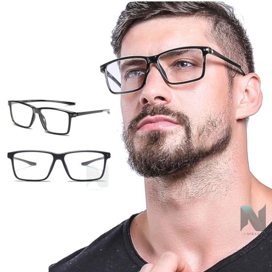 Óculos Masculino Retangular Elegance - Ótica Pop - Óculos - Magazine Luiza