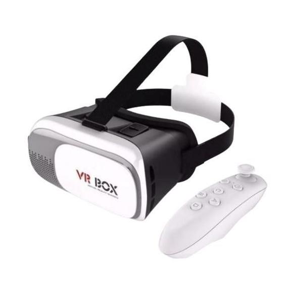 Óculos Vr Box 2.0 Realidade Virtual 3D Android Io Controle - Vr-box - VR / Óculos de Realidade ...