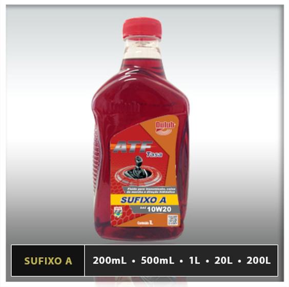 Oleo ATF DULUB 10W 20 - Lubrificantes Automotivos - Magazine Luiza