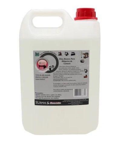 Óleo Branco Para Máquinas Industriais da Marca Silicone Paulista 5L ...
