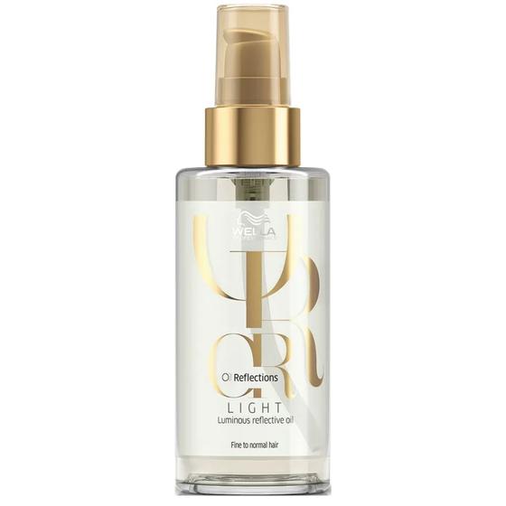 Óleo Capilar 100ml Wella Professionals Oil Reflections Light Acabamento ...