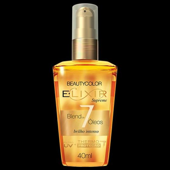 Óleo capilar beautycolor elixir supreme 40 ml blend de 7 óleos - Óleo Capilar - Magazine Luiza