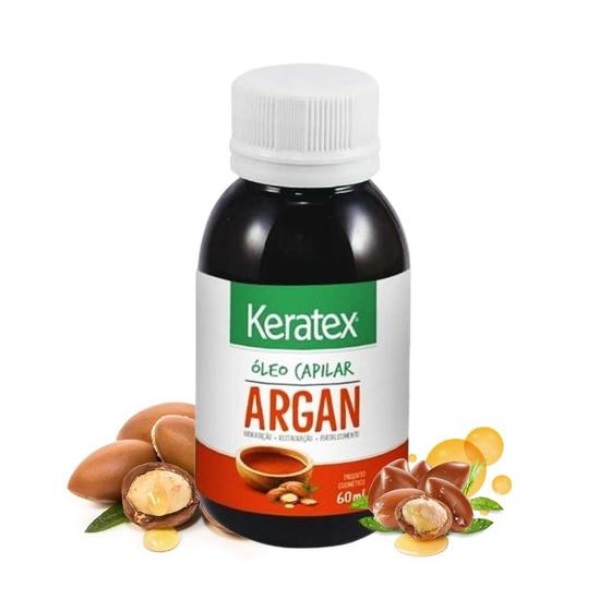 Óleo Capilar de Argan Keratex 60ml - Óleo Capilar - Magazine Luiza