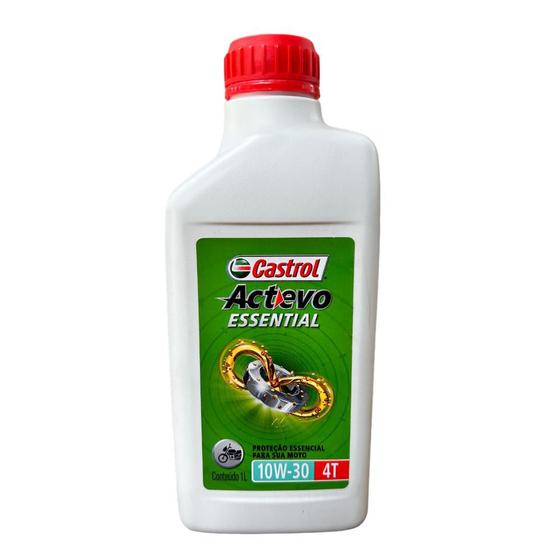 Óleo Castrol Actevo Essential 4T 10W30 1L - Lubrificante para Moto ...