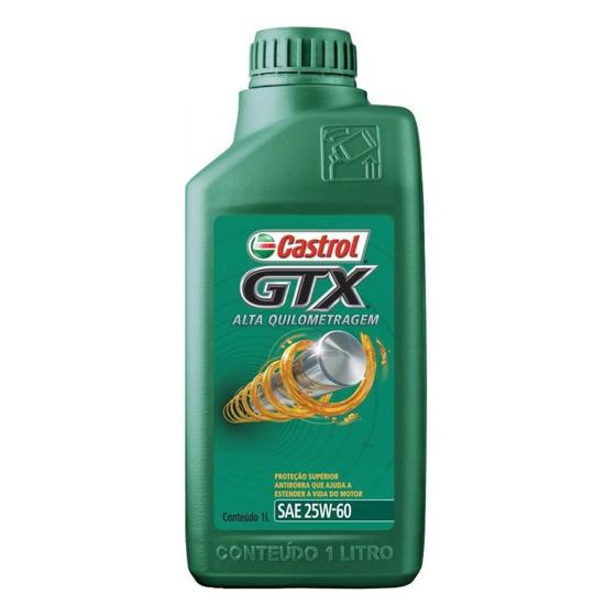 Óleo Castrol - Gtx 25W60 Alta KM 1L - Lubrificantes Automotivos ...