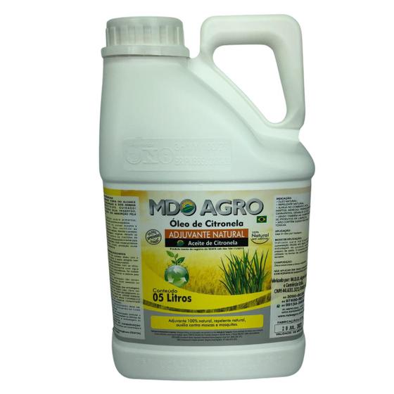 Óleo de citronela 5lt orgânico concentrado natural repelente contra ... Óleo de citronela 5lt orgânico concentrado natural repelente contra ...
