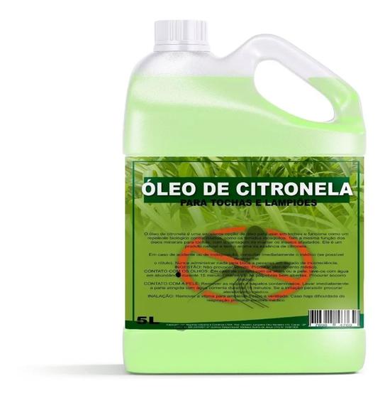 Óleo De Citronela Para Tochas Lampiões E Lamparinas 5 Litros - Alquimia ...