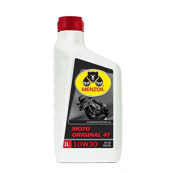 Óleo de Motor 4 Tempos Semissintético Menzoil Moto Original 10W30 API ...