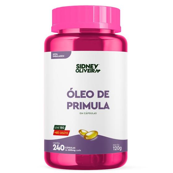 Óleo de Primula 240 Capsulas Sidney Oliveira - Óleo de Prímula ...
