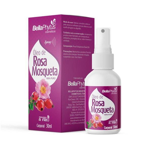 Óleo de Rosa Mosqueta 30ml Spray Bellaphytus - Óleo Vegetal - Magazine ...