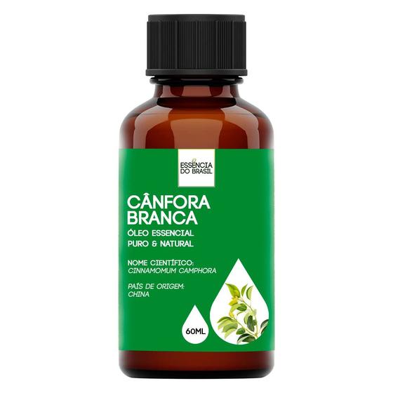 Óleo Essencial Cânfora Branca 60ml - Puro E Natural - Essência do ...
